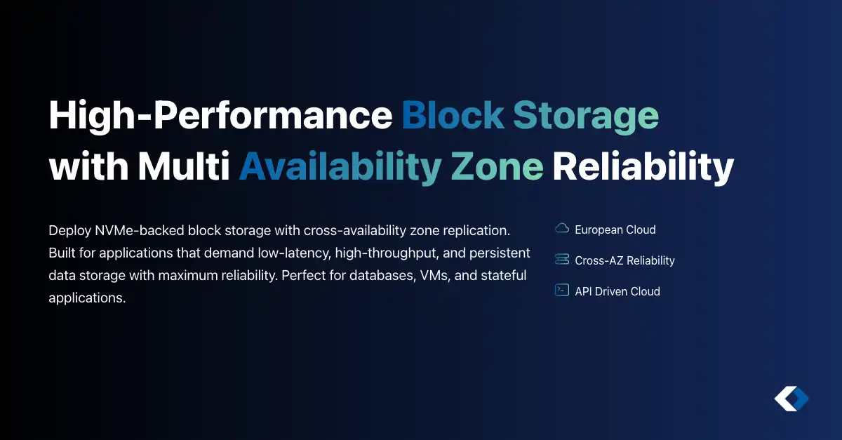 Block Storage - Thalassa Cloud